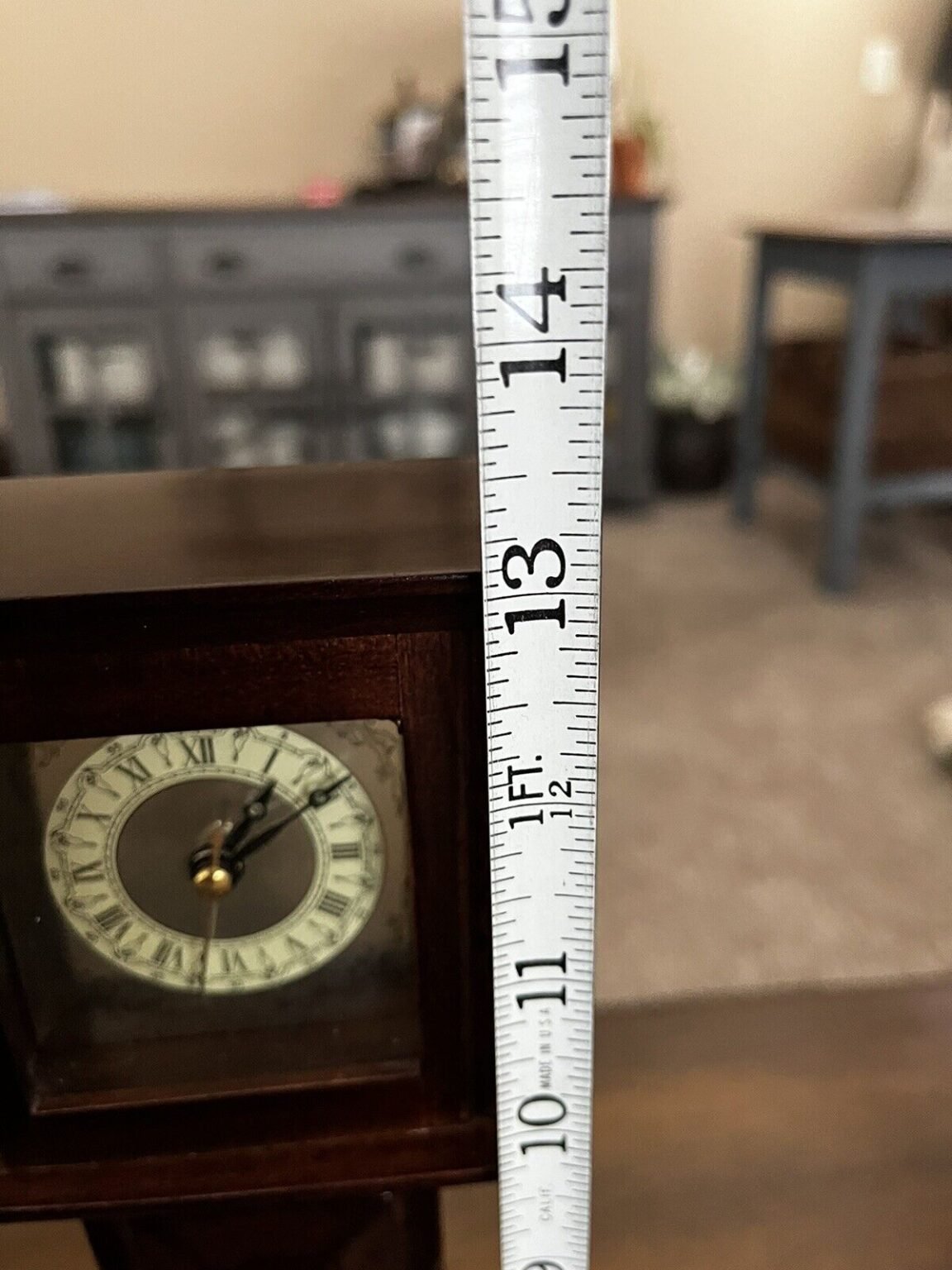 Vintage Bombay Company Grandfather Mantle Clock 1991 Miniature – 101bids