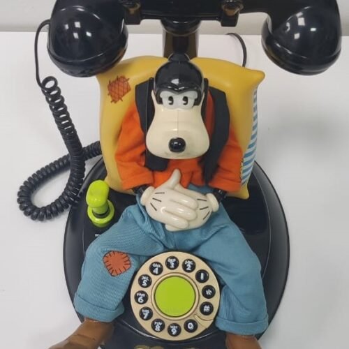 Vintage Disney Telemania Goofy Animated Talking Telephone Landline ...